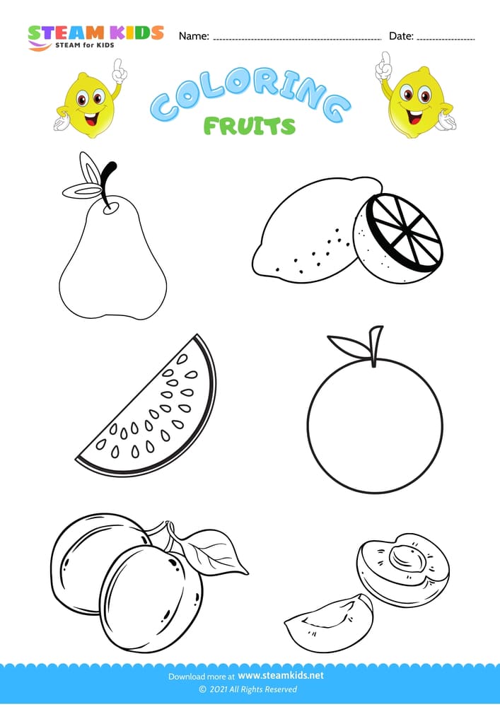 Coloring Worksheets - Coloring by topic - STEAM KIDS
