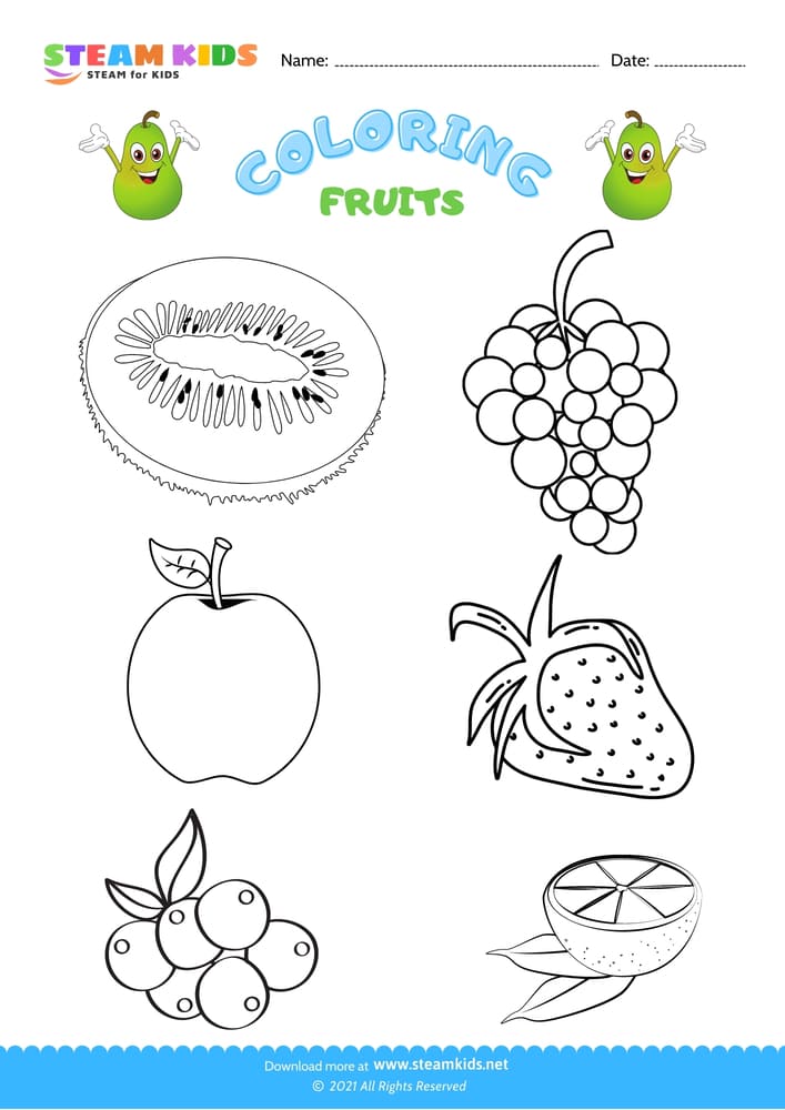 Coloring Worksheets - Coloring by topic - STEAM KIDS