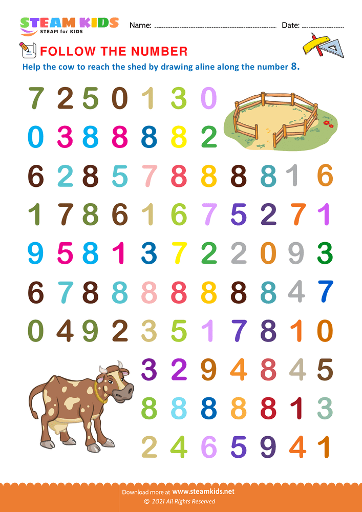 Identify Numbers Preschool - STEAM KIDS