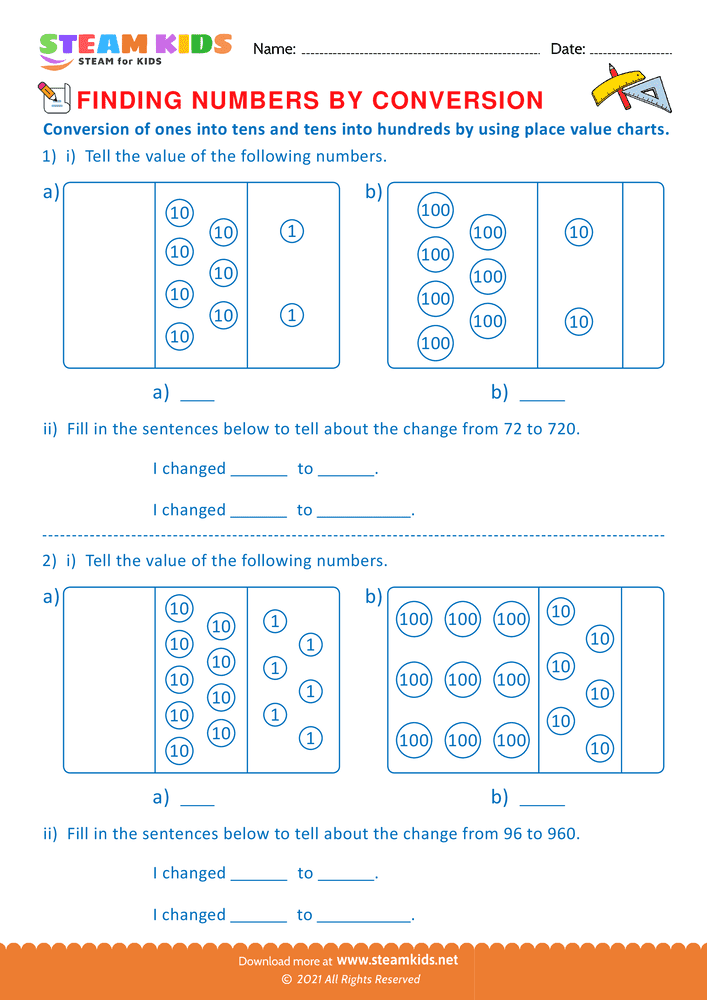 Finding numbers - Numbers Worksheet For Grade 1 - STEAM KIDS