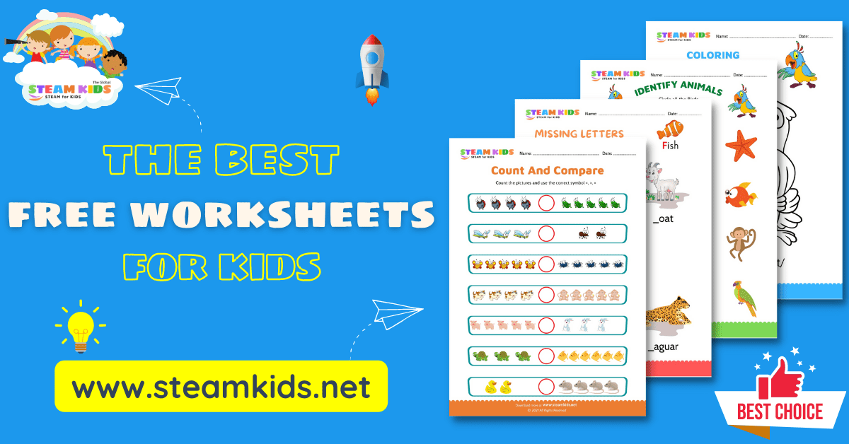 Free Grade 1 Worksheets - STEAM KIDS